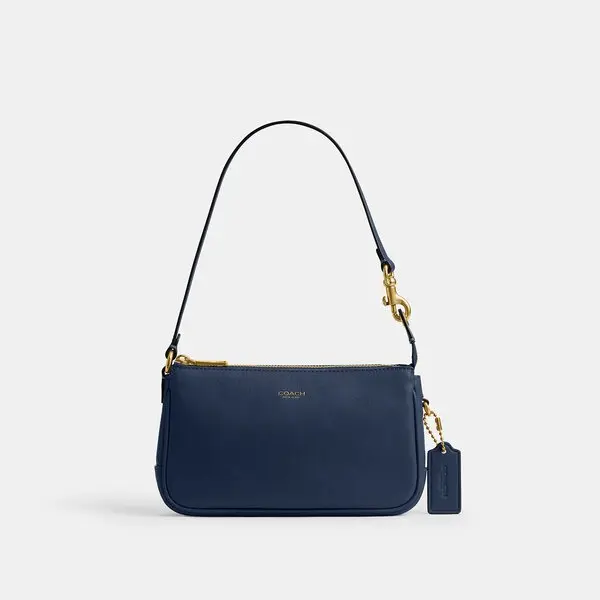 COACH OUTLET Plaza Bag 18 - Brass/navy