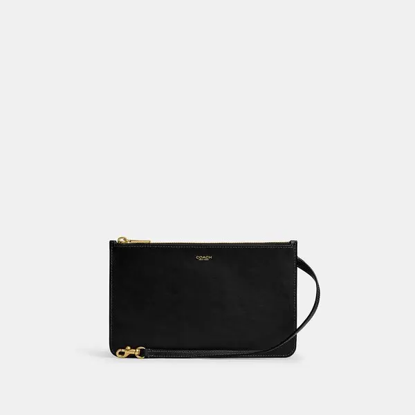 COACH OUTLET New York Zip Pouch - Brass/black