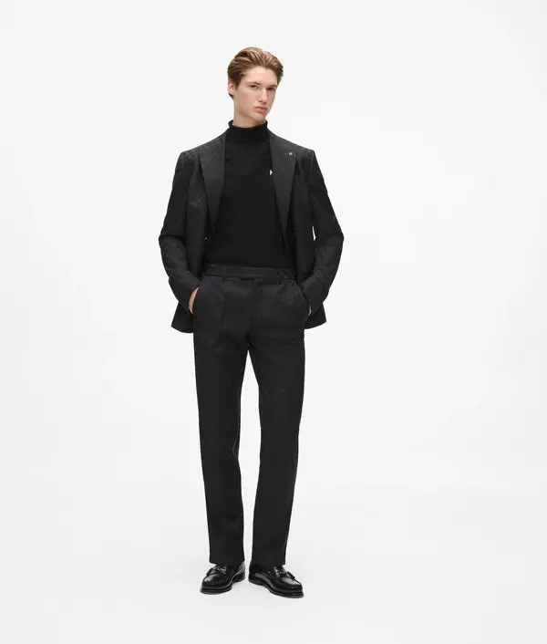 Karl Lagerfeld Checked Double-breasted Blazer