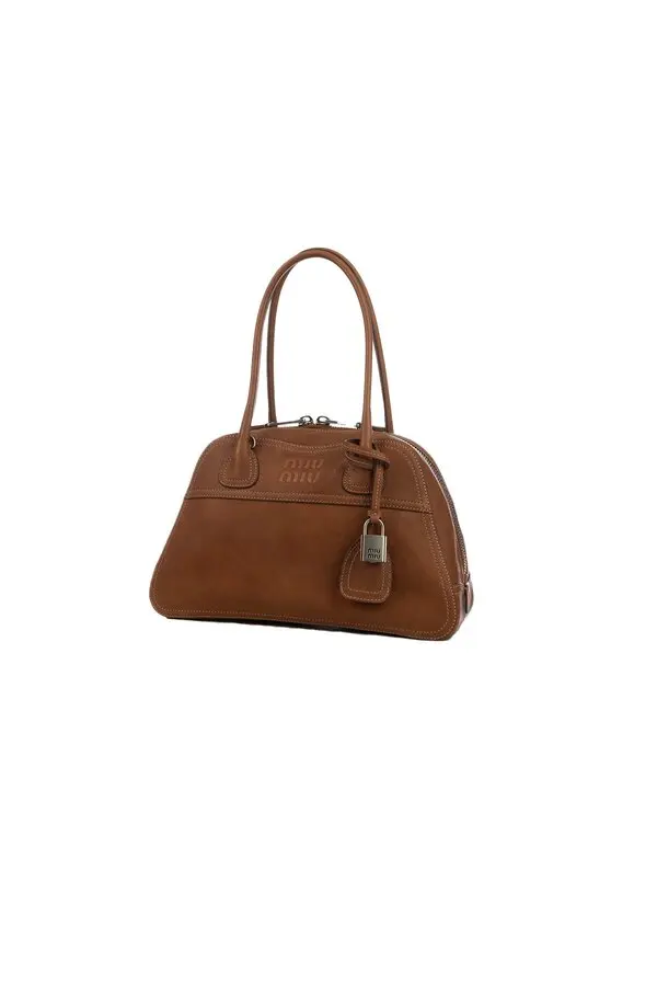 Miu Miu Leather Shopper Bag