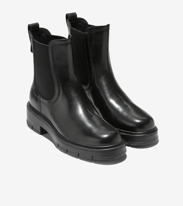 Cole Haan Grand Flex Fenella Chelsea Waterproof Booties - Black