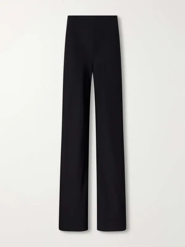 Staud Stroll Crepe Wide-leg Pants
