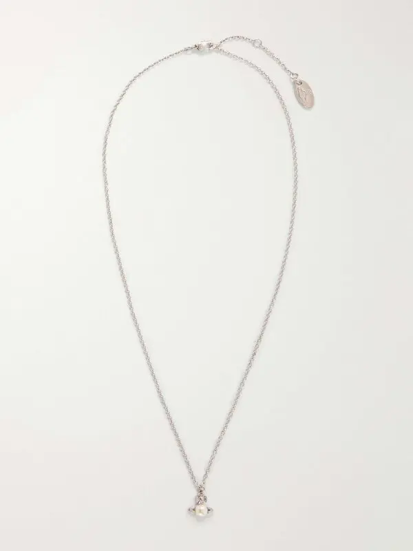 VIVIENNE WESTWOOD Balbina -tone Pendant Necklace - Silver