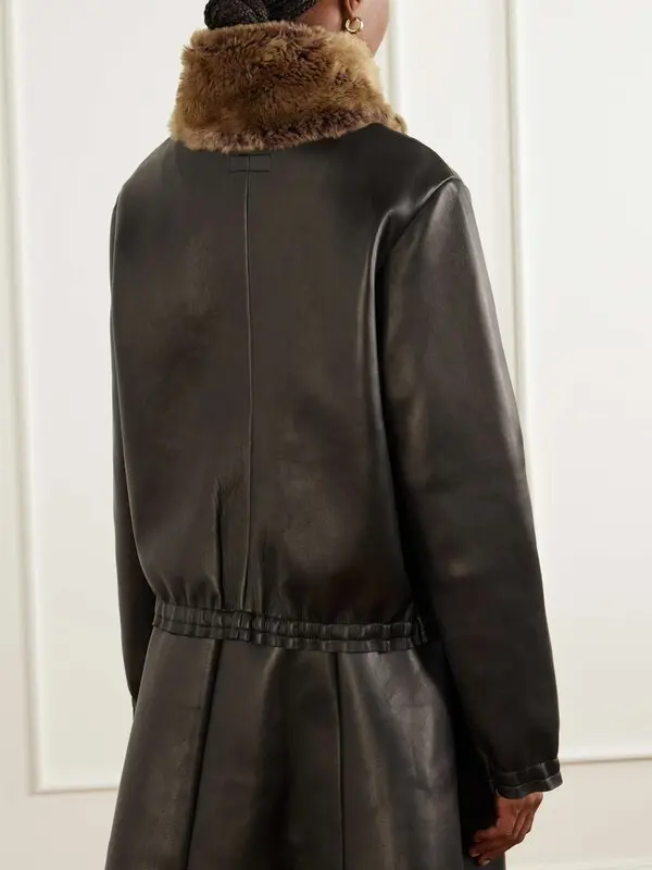 Stouls So Linda Shearling-trimmed Leather Jacket