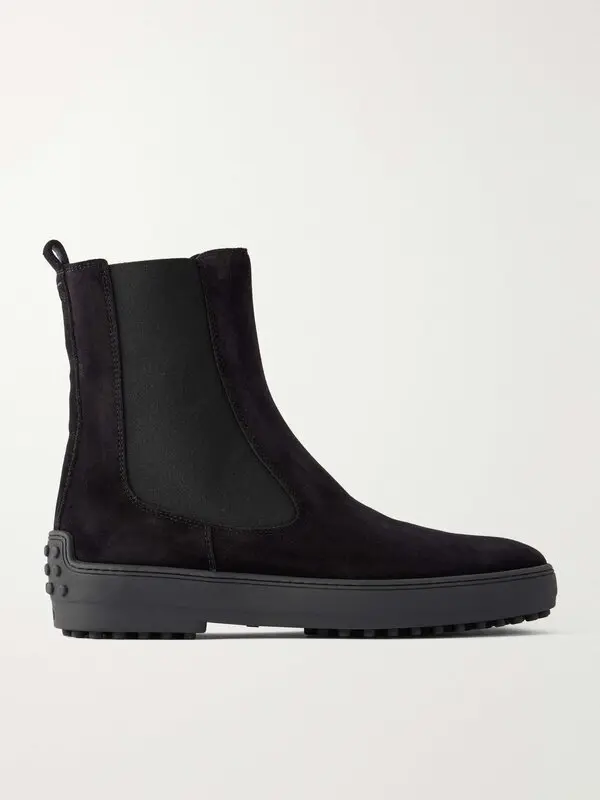 TOD'S Gommino Suede Ankle Boots