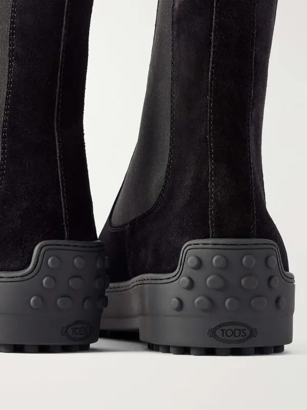 TOD'S Gommino Suede Ankle Boots