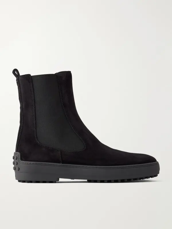 TOD'S Gommino Suede Ankle Boots