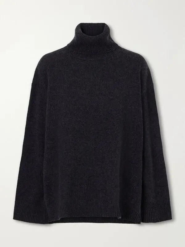ALLUDE Wool And Cashmere-blend Sweater - Gray
