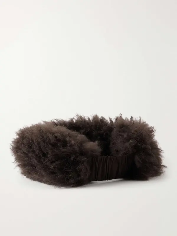 YVES SALOMON Shearling Headband