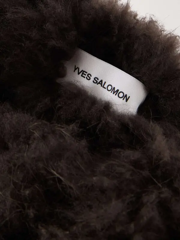 YVES SALOMON Shearling Headband
