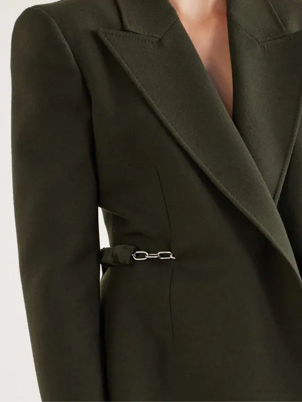Gabriela Hearst Epona Embellished Wool Blazer
