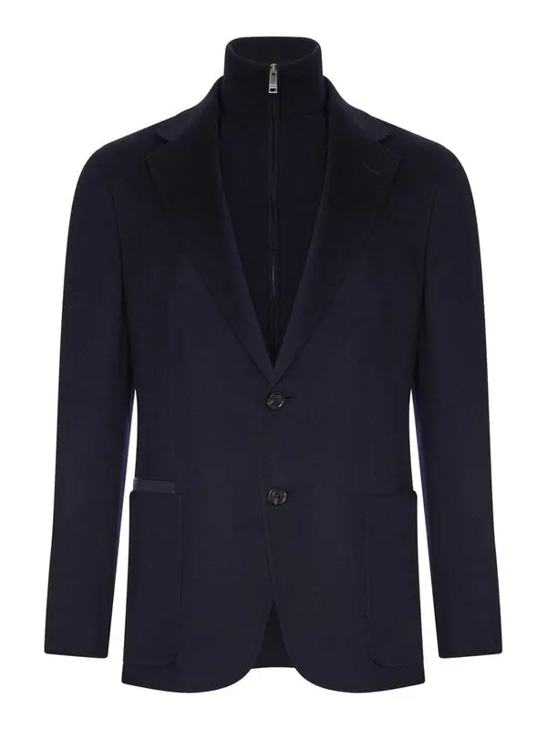 Zegna Cashmere Oasis Jacket - Blue