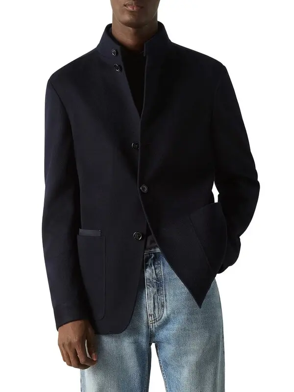 Zegna The Count Jacket In Cashmere Oasis