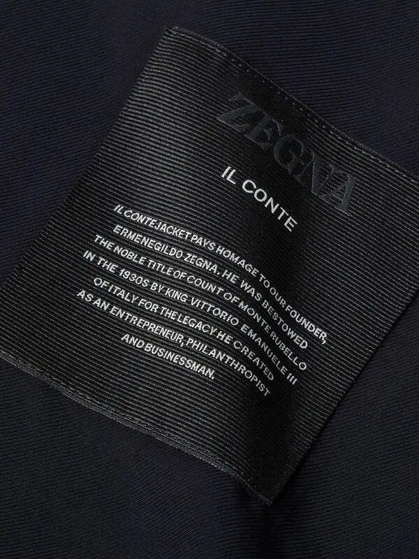 Zegna The Count Jacket In Cashmere Oasis