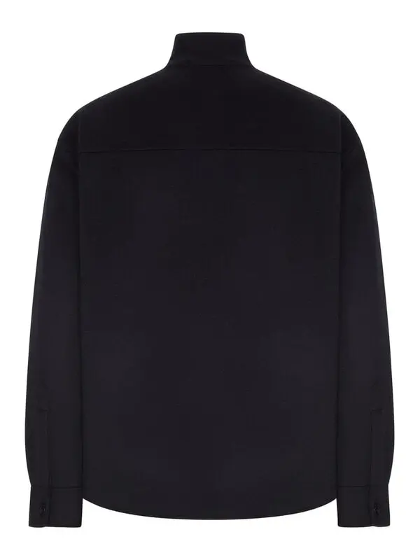 Giorgio Armani Cloth Shirt Jacket With High Collar