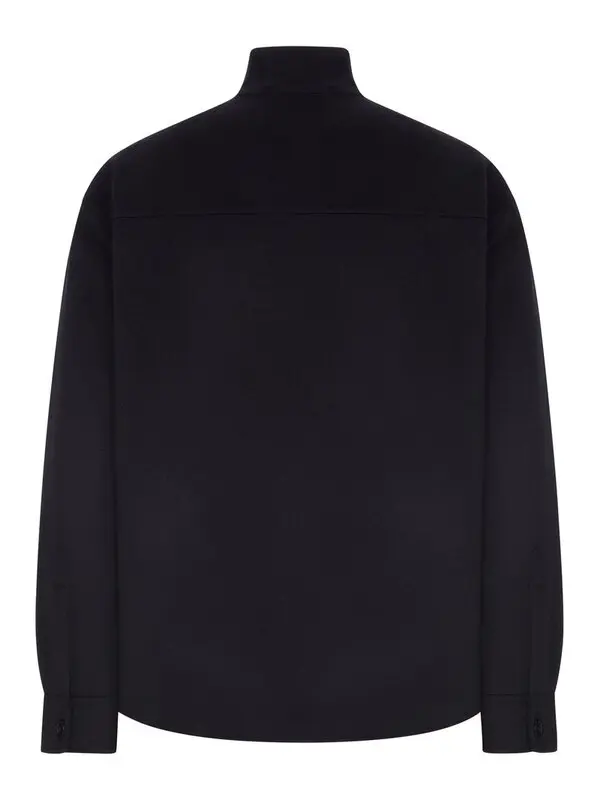 Giorgio Armani Cloth Shirt Jacket With High Collar