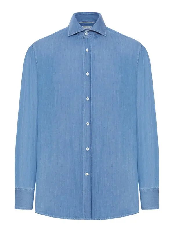 Brunello Cucinelli Medium Denim Shirt