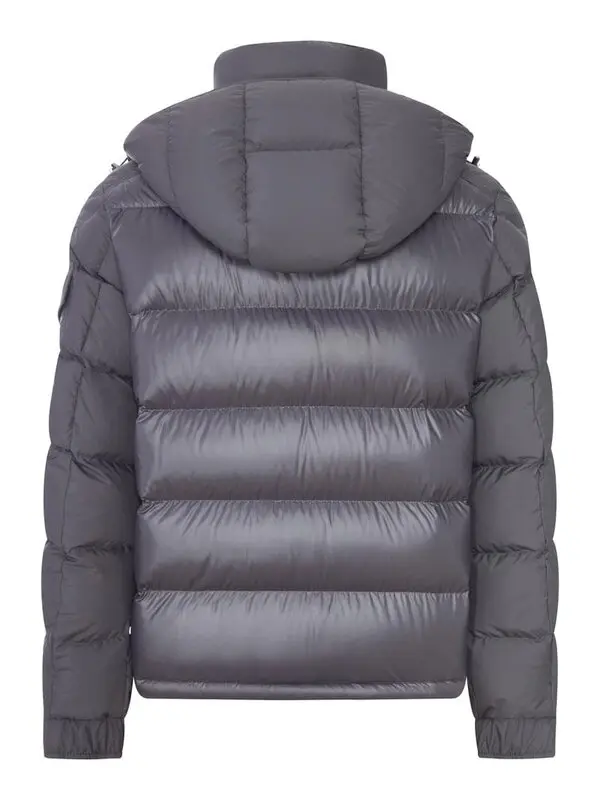 Moncler Maya Short Down Jacket With Hood - Gray