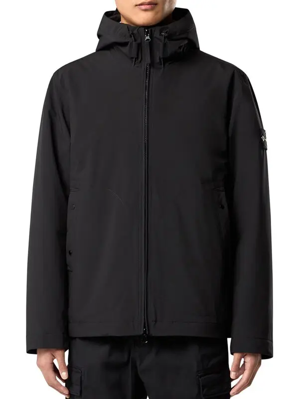 Stone Island Technical Jacket With Hood And Zip