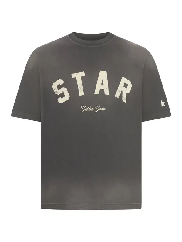 GOLDEN GOOSE Star Cotton T-shirt - Multicolor