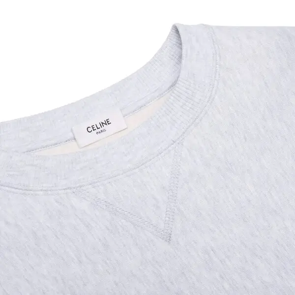 Celine Cotton Fleece Sweatshirt