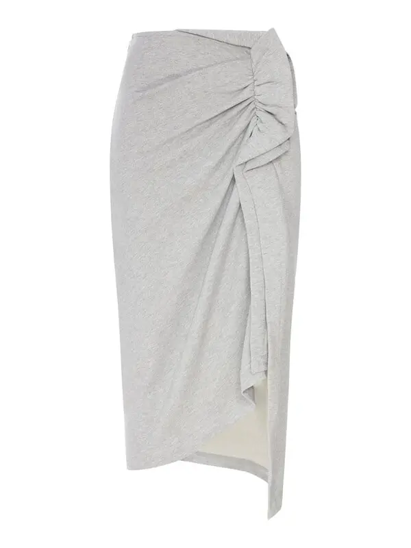 Dries Van Noten Cotton Midi Skirt