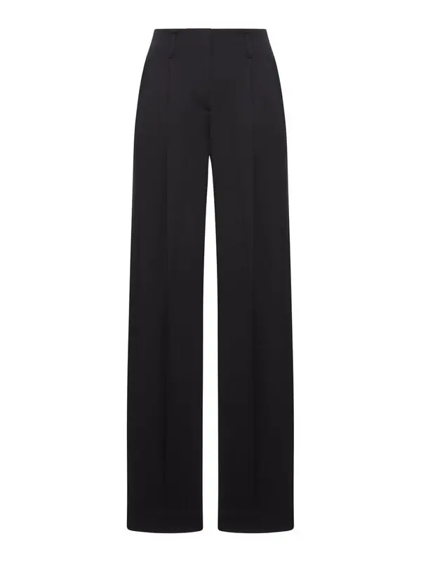 GOLDEN GOOSE Wool Gabardine Trousers - Black