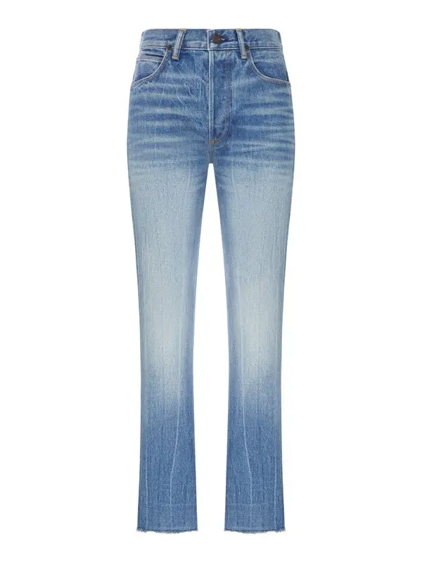 TOM FORD Slim Bootcut Jeans In Washed Denim