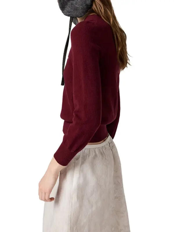 Miu Miu V-neck Wool Sweater