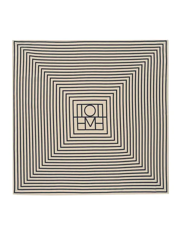 TOTEME Signature Monogram Silk Scarf