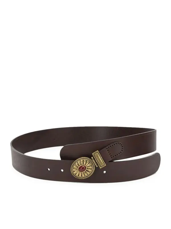 Etro Paisley Leather Belt