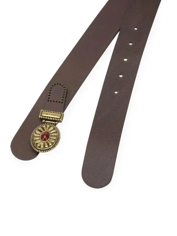 Etro Paisley Leather Belt
