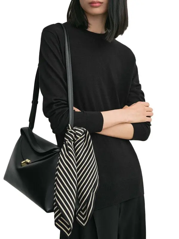 TOTEME Silk Scarf With Monogram Detail