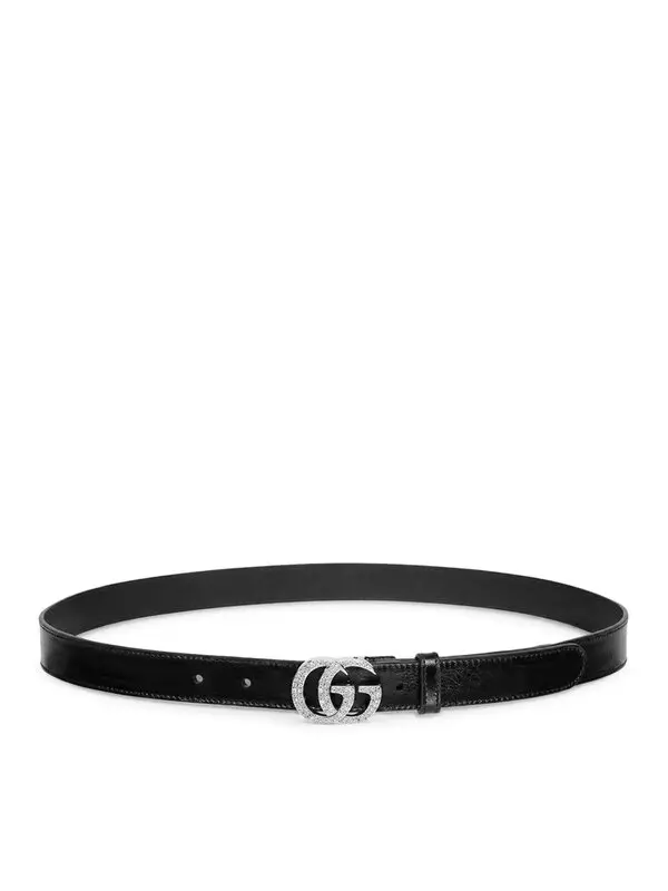 Gucci Double G Buckle Belt - Black