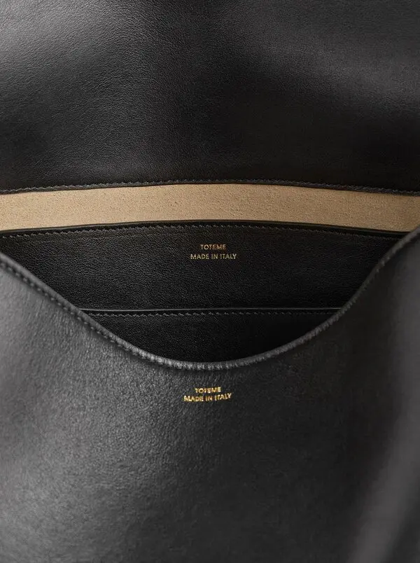 TOTEME T-lock Leather Shoulder Bag