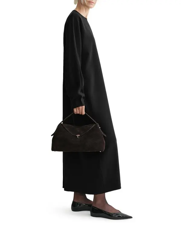 TOTEME T-lock Suede Handbag