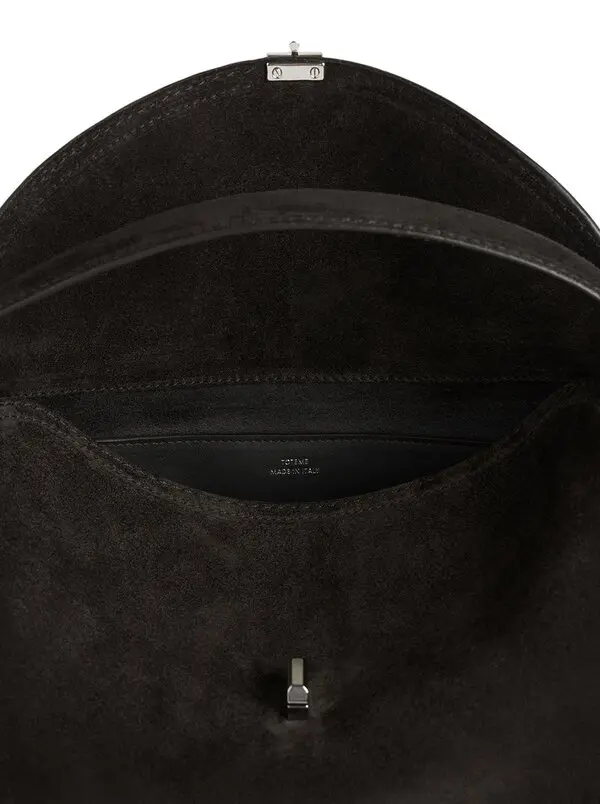 TOTEME T-lock Suede Handbag
