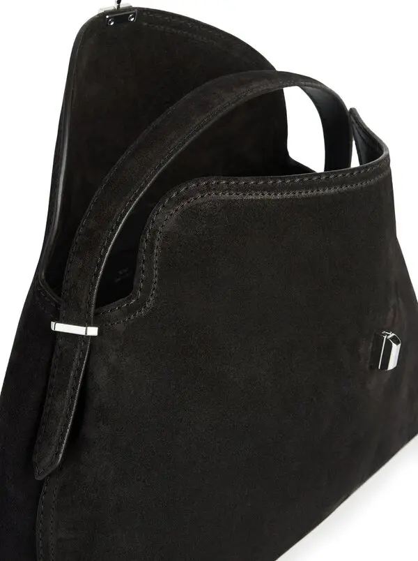 TOTEME T-lock Suede Handbag