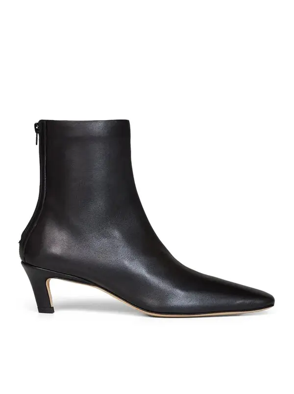 TOTEME Nappa Mid-heel Boots - Black