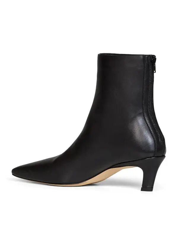 TOTEME Nappa Mid-heel Boots - Black