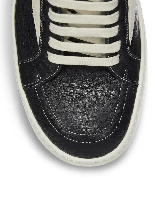 Rick Owens Hammered Calfskin Sneakers - Black
