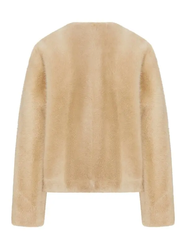 Max Mara Short Eco Fur Jacket - Multicolor