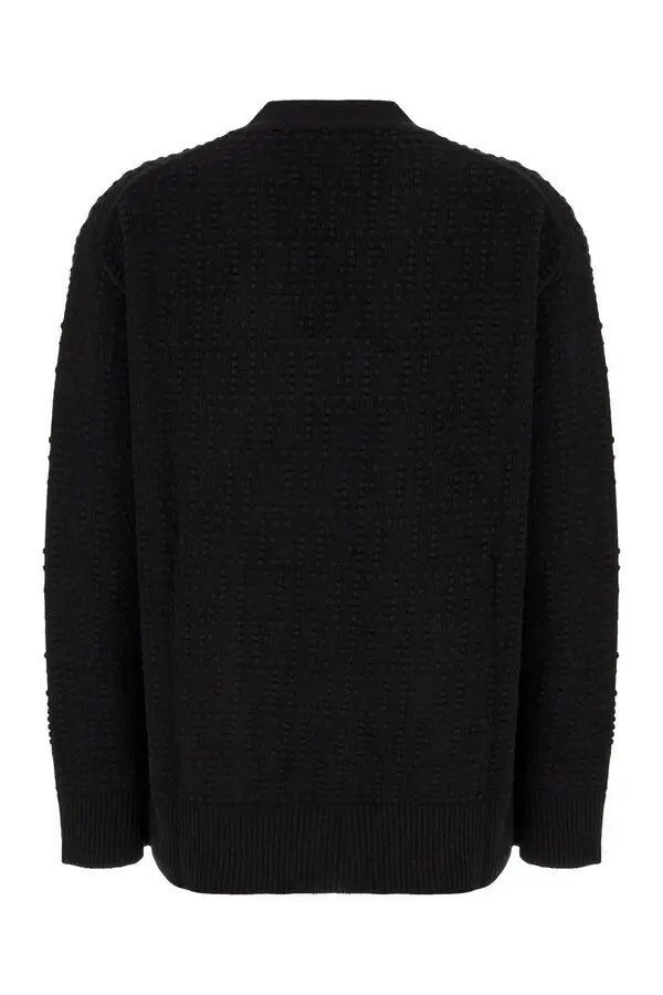 Fendi Textured Wool Cardigan - Multicolor