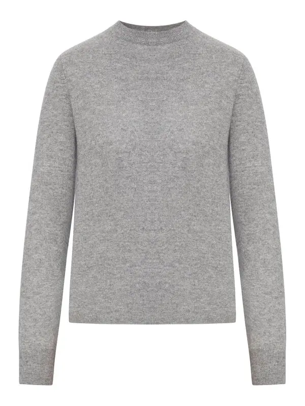 Max Mara Crewneck Cashmere Sweater - Gray