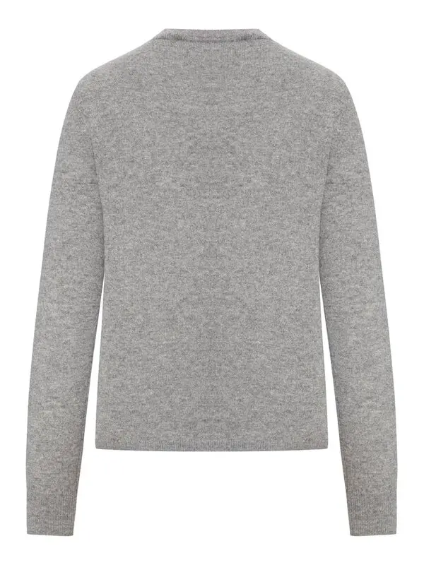 Max Mara Crewneck Cashmere Sweater - Gray