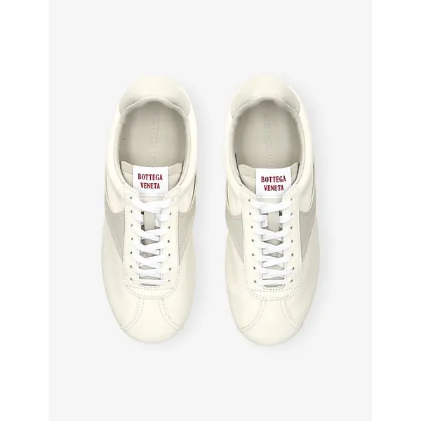 Bottega Veneta Shot Lace-up Leather Trainers