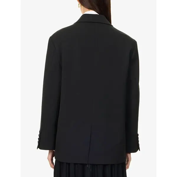 ME+EM Oversized Tux Wool-blend Blazer