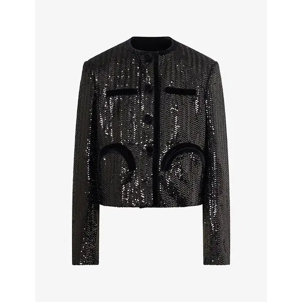 BLAZÉ MILANO All About You Sequinned Bolero Jacket