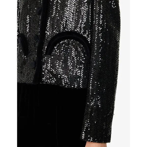 BLAZÉ MILANO All About You Sequinned Bolero Jacket