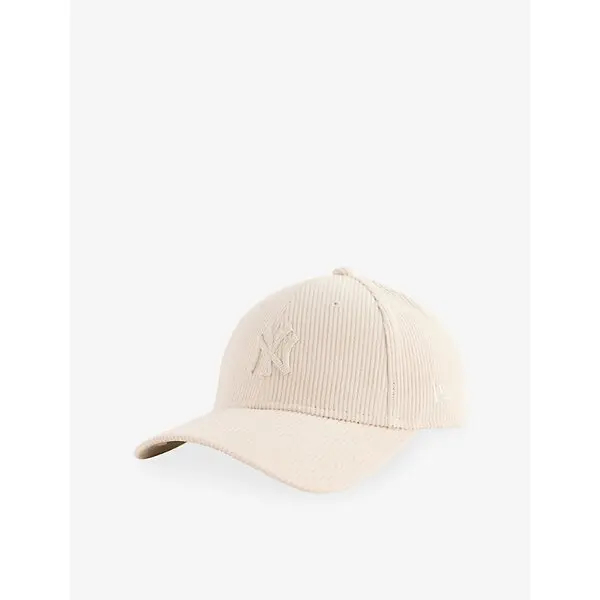 New Era 9forty New York Yankees Mlb Corduroy Cotton Cap - Stone